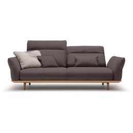 Creation BY ROLF BENZ 3-Sitzer &raquo;CR.460, Designsofa mit verstellbarer R&uuml;ckenlehne, extra bequem,&laquo; Sockel in Eiche, F&uuml;&szlig;e Eiche natur, Breite 208 cm lila