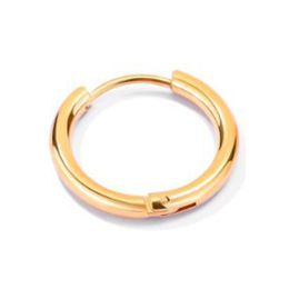 Firetti Damen Single-Creole &raquo;Schmuck Geschenk Ohrschmuck einzeln Classic&laquo; gold 12, Edelstahl