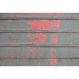 ARCHITECTS PAPER Fototapete &raquo;Iron Plate&laquo; Vlies, Wand, Schr&auml;ge grau Vlies B/L: 4m x 2,7m