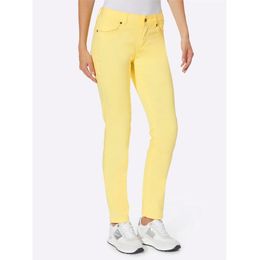 Heine Bauchweg-Jeans in zitrone | Gr.: 24