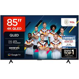 TCL QLED-Fernseher &raquo;85T69CX1&laquo; 215 cm/85 &prime;&prime; schwarz Game Master: Erkenne alle Bewegungen glasklar und das ohne Stottern. Die T69C-Serie ist mit VRR, 