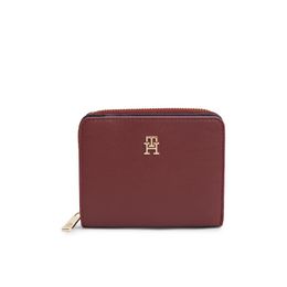Tommy Hilfiger Damen Geldb&ouml;rse &raquo;TH ICON MED ZA FLAP&laquo;, Damen Geldbeutel, Portemonnai mit edlem TH-Logoemblem Einheitsgr&ouml;&szlig;e