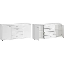 Procontour Kommode &raquo;Sun BESTSELLER&laquo; H&ouml;he 74 cm, variabel verstellbaren Einlegeb&ouml;den wei&szlig; B/H/T: 150cm x 74cm x 35cm