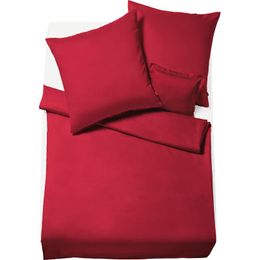 Fleuresse Bettw&auml;sche &raquo;Lech 3089&laquo; 3 Stk. Edelflanell, Baumwolle, in Gr. 135x200, 155x220, 200x200cm rot Flanell, Obermaterial: 100% Baumwolle B/L: 