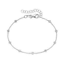 Firetti Damen Armband &raquo;Schmuck Geschenk Silber 925 Armschmuck Armkette diamantierte Kugeln&laquo; silber 20cm, Silber 925 (Sterlingsilber)