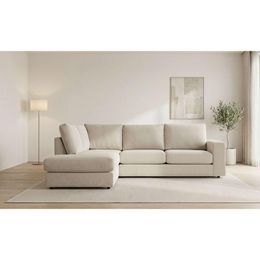 OTTO home Ecksofa &raquo;Nivette, weiches Chenille&laquo; Breite 292 cm, L-Form, bodentief, mit Wellenunterfederung 100% polyester B/H/T: 292cm x 93cm x 220cm, 