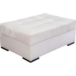 Collection AB Hocker &raquo;Josy, B: 98 cm&laquo; individuell zu kombinieren, Federkern beige 100%polyester B/H/T: 98cm x 41cm x 68cm, Cord