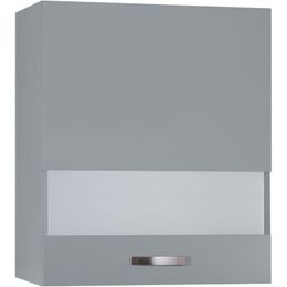 KOCHSTATION Glash&auml;ngeschrank &raquo;KS-Cara&laquo; Breite 60 cm grau basaltgrau, B/H/T: 60cm x 70,4cm x 34,9cm, T&uuml;ren: 1 Stk.