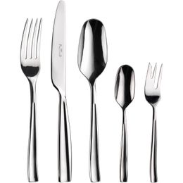 Pinti Inox PINTINOX Besteck-Set &raquo;Infinito&laquo; Geschmiedet silber Edelstahl 18/0 30 Stk.