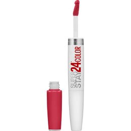 Maybelline New York Damen Maybelline NEW YORK Lippenstift &raquo;SUPER STAY 24H LIPPENSTIFT&laquo; f&uuml;r perfekten Halt &ndash; bis zu 24H lang rot Einheitsgr&ouml;&szlig;e