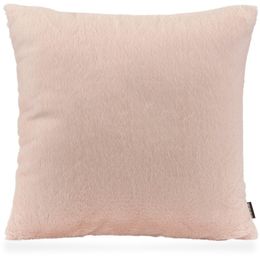 HOCK Dekokissen &raquo;Plushy&laquo; samtweich, kuschelig, inkl. F&uuml;llung, Bezug mit Rei&szlig;verschluss rosa Obermaterial: 100% Polyester. F&uuml;llung: 100% Polyester B/L: 45cm