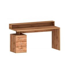 Home Affaire Schreibtisch &raquo;NEW SELINA&laquo; hochwertiges ital. Design braun B/H/T: 160cm x 90cm x 60cm,mit Monitoraufsatz