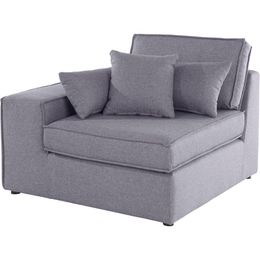 OTTO home Sofaelement &raquo;Florid&laquo; als Teil eines Modulsofas,, fester Sitzkomfort, auch in Cord grau Baumwollmix (60% Baumwolle/40% Leinen);Struktur fein 