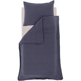 Tr&auml;umeland Kinderbettw&auml;sche &raquo;Bio-Baumwolle&laquo; 2 Stk. GOTS zertifiziert - Bio-Baumwolle blau Musselin, Obermaterial: 100% Baumwolle B/L: 140cm x 200cm, 1 Stk., 1 