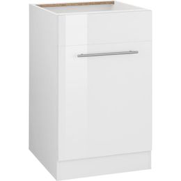 Wiho-K&uuml;chen wiho K&uuml;chen Sp&uuml;lenschrank &raquo;Unna&laquo; 50 cm breit, ohne Arbeitsplatte wei&szlig; B/H/T: 50cm x 82cm x 57cm, T&uuml;ren: 1 Stk.