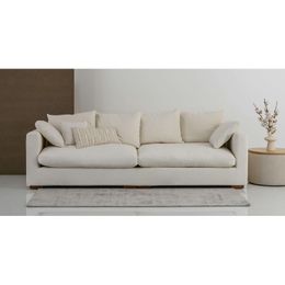 OTTO home Big-Sofa &raquo;Comfy&laquo; extra weich und kuschelig, F&uuml;llung mit Federn und Daunen beige 92% PES, 8% Nylon B/H/T: 266cm x 80cm x 113cm, Chenille