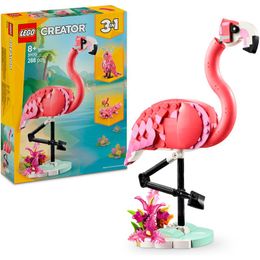 Lego Konstruktionsspielsteine &raquo;Wilde Tiere: Rosa Flamingo (31170), Lego Creator&laquo; Made in Europe bunt Einheitsgr&ouml;&szlig;e Konstruktionsspielsteine
