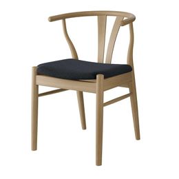 Stuhl &raquo;Freja, Massivholz Stuhl mit gepolstertem Sitz &ndash; komfortabel & robust&laquo; () Massivholz, gepolsterte Sitzfl&auml;che, versch. Farbvarianten beige 