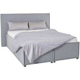 LeGer Home by Lena Gercke Polsterbett &raquo;Isaline&laquo; wahlweise ohne Matratze oder mit 3 Matratzenarten, Kopfteilh&ouml;he 107 cm grau 100% Polyester Liegefl&auml;che