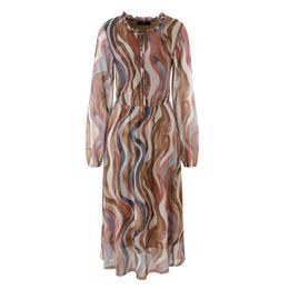Aniston SELECTED Midikleid in beige-hellblau-camel-terra-rauchblau-rotbraun | Gr.: 36