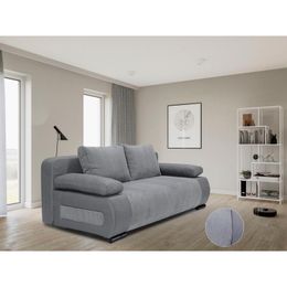 Collection AB Schlafsofa &raquo;Moritz B: 200 cm, Liegefl. 142x200 cm&laquo; grau 100%Polyester B/H/T: 200cm x 85cm x 98cm, Cord Strukturstoff