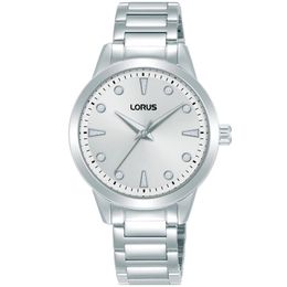 Lorus Damen Lorus Quarzuhr &raquo;Classic Quarz&laquo; Armbanduhr, Damenuhr, Edelstahlarmband, analog silber Einheitsgr&ouml;&szlig;e
