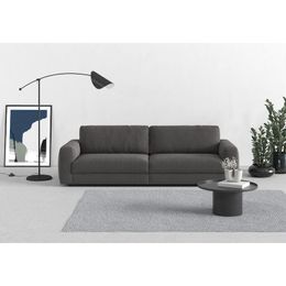 Trendmanufaktur Big-Sofa &raquo;Bourbon Mega, bequem, viel Platz, Breite 264cm,&laquo; extra tiefe Sitzfl&auml;che, wahlweise mit Sitztiefenverstellung bestellbar grau
