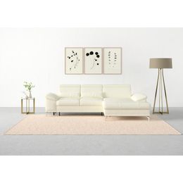 Sit & More sit&more Ecksofa &raquo;Cabrio L-Form, B: 295 cm, mit Sitztiefen-, Arm- & Kopfteilverstellung&laquo; 2 Nierenkissen, Federkern, optional Schlaffunktion und 