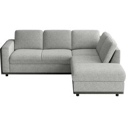 Sit & More sit&more Ecksofa &raquo;Cordoba&laquo; wahlweise mit Schlaffunktion und Bettkasten oder Stauraum beige 100% Polyester B/H/T: 232cm x 85cm x 212cm, Chenille, 