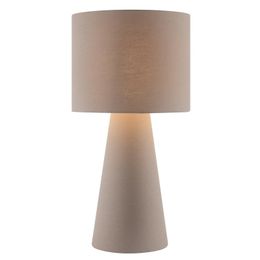 LeGer Home by Lena Gercke Tischleuchte &raquo;Lienne&laquo; E14 1 Stk. H&ouml;he 45 cm, &Oslash; 25 cm, E14, Textilschirm, Schnurzwischenschalter beige 1, &Oslash; 25cm H: 45cm, 1 