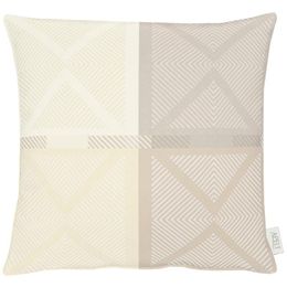Apelt Dekokissen &raquo;VERONA2&laquo; Kissenh&uuml;lle ohne F&uuml;llung, 1 St&uuml;ck beige Polyester B/L: 49cm x 49cm, 1 Stk.