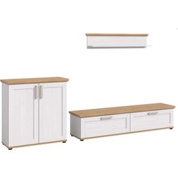 Home Affaire Wohnwand &raquo;Cosenza&laquo; Set, 3 Stk. tlg. B/H/T: 260cmcm x 151cmcm x 40cmcm