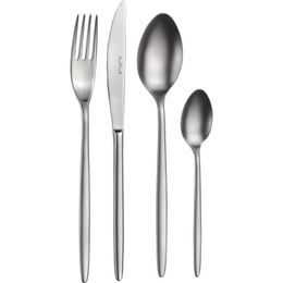 Pinti Inox PINTINOX Besteck-Set &raquo;Olivia Mystique&laquo; Optik sandgestrahlt silber Edelstahl 18/10 30 Stk.