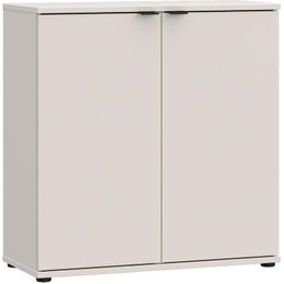 FORTE Kommode &raquo;Ganymede&laquo; Kommode, Stauraum, Metallgriffe, 4 Dekore, Breite 80,1cm beige Holzwerkstoff B/H/T: 80,1cm x 82,3cm x 34,1cm, 2 Stk.