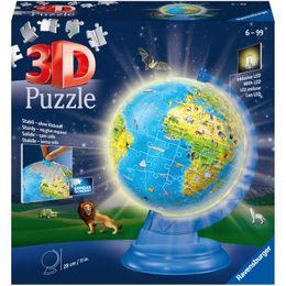 Ravensburger 3D-Puzzle &raquo;Kinderglobus mit Licht&laquo; Made in Europe bunt Kunststoff Einheitsgr&ouml;&szlig;e