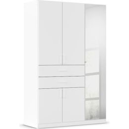 Rauch Dreht&uuml;renschrank &raquo;Maika&laquo; mit Spiegel, 2 Schubladen, in verschiedenen Breiten, H&ouml;hen und Farben wei&szlig; Holzwerkstoff B/H/T: 136cm x 210cm x 54cm
