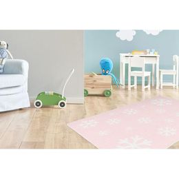 Arte Espina Kinderteppich &raquo;Bambini 400&laquo; rechteckig 5 mm H&ouml;he Fantasievoll bedruckter Kinderteppich, angenehme Haptik rosa Polyester B : 120cm 1 Stk., 5mm, L: 