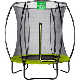 EXIT Gartentrampolin &raquo;Silhouette&laquo; mit Sicherheitsnetz gr&uuml;n Einheitsgr&ouml;&szlig;e