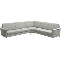 Home Affaire Ecksofa &raquo;Solvaro, optional motorischer Sitzvorzug, Breite 283 cm&laquo; Saugroboter-tauglich, hochwertige Details & sorgf&auml;ltige Verarbeitung 