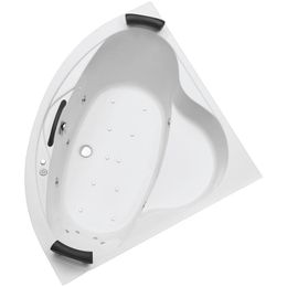 Ottofond Whirlpool-Badewanne &raquo;Siam&laquo; 140 cm, inkl. 2 Nackenst&uuml;tzen und 1 Griff in schwarz wei&szlig; Sanit&auml;racryl Einheitsgr&ouml;&szlig;e