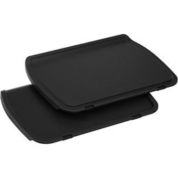 Tefal Backblech &raquo;XA7288 OptiGrill&laquo; Aluminium Set, Plancha-Platten, f&uuml;r empfindliche Zutaten, antihaftb. Alu-Druckguss schwarz Aluminium B/H/T: 32cm 3,4cm x 
