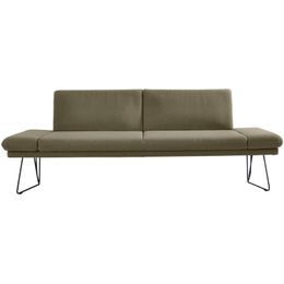 K+w Komfort & Wohnen K+W Komfort & Wohnen Essbank &raquo;Pego Polsterbank&laquo; Seitenteilverstellung, wahlweise in 206 oder 226cm gr&uuml;n B/H/T: 226cm x 88cm x 66cm, Flachgewebe Q2 