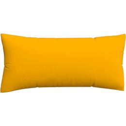 Schlafgut Kissenbezug &raquo;Premium Kissenbezug Woven Satin (1 St)&laquo; Ton-in-Ton Rei&szlig;verschluss, Fadendichte von 300tc, Uni, OEKO Tex gelb Mako-Satin, Obermaterial: 