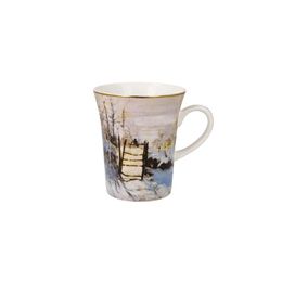 Goebel Tasse &raquo;Claude Monet - Die Elster&laquo; F&uuml;llmenge 0,4l bunt Fine China-Porzellan 11cm