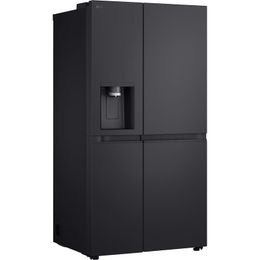 LG Side-by-Side L-Serie &raquo;GSLE91EVAB&laquo; 179 cm hoch 91,3 cm breit Eis-, Crushed Ice- und Wasserspender, Total No Frost silber Einheitsgr&ouml;&szlig;e
