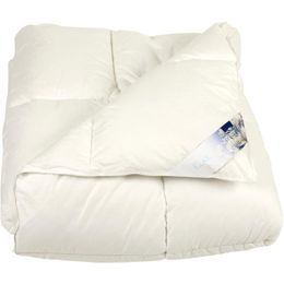 Polydaun Kunstfaserbettdecke &raquo;ELKE&laquo; warm 1 Stk. tlg. wei&szlig; Bezug: 100% Baumwolle. F&uuml;llung: 100% Polyester B/L: 240cm x 220cm, warm