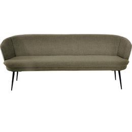 K+w Komfort & Wohnen K+W Komfort & Wohnen Polsterbank &raquo;ZOOM&laquo; 3-Sitzer Polsterbank mit dekorativen Keder gr&uuml;n B/H/T: 222cm x 87cm x 66cm, Flachgewebe Q2 2250