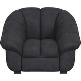 COTTA Sessel &raquo;Mado, Breite 110 cm&laquo; verschiedene Sofas individuell kombinierbar schwarz Luxus-Microfaser, B/H/T: 110cm x 88cm x 104cm