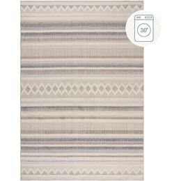 FLAIR RUGS Teppich &raquo;Everett waschbar&laquo; rechteckig 4 mm H&ouml;he Teppich Wohnzimmer, Schlafzimmer, Hoch-Tief Effekt bunt Kunstfaser B : 116cm 1 Stk., 4mm, L