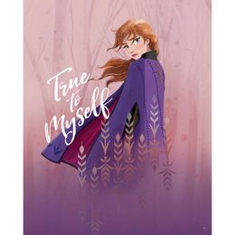 Komar Bild &raquo;Frozen Anna True to Myself&laquo; Disney 1 Stk. tlg. Wandbild zur Dekoration im Kinderzimmer - ohne Rahmen bunt Holz, Papier B/H/T: 40cm x 50cm, 